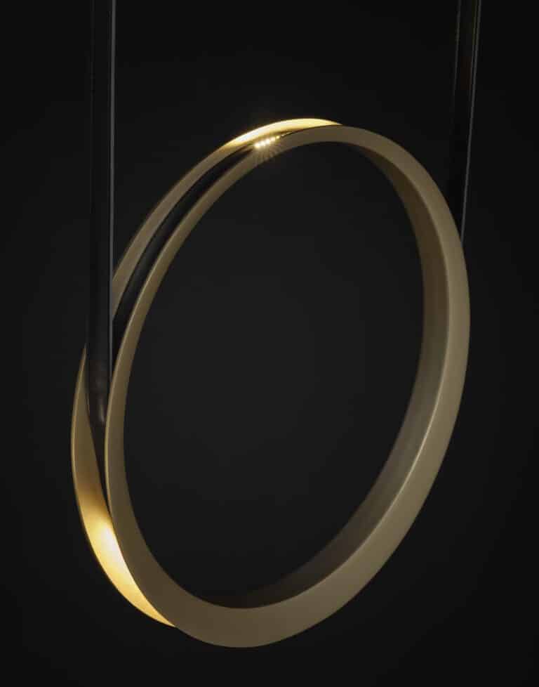 Circular pendant light | Quasar | Modern circular pendant lighting