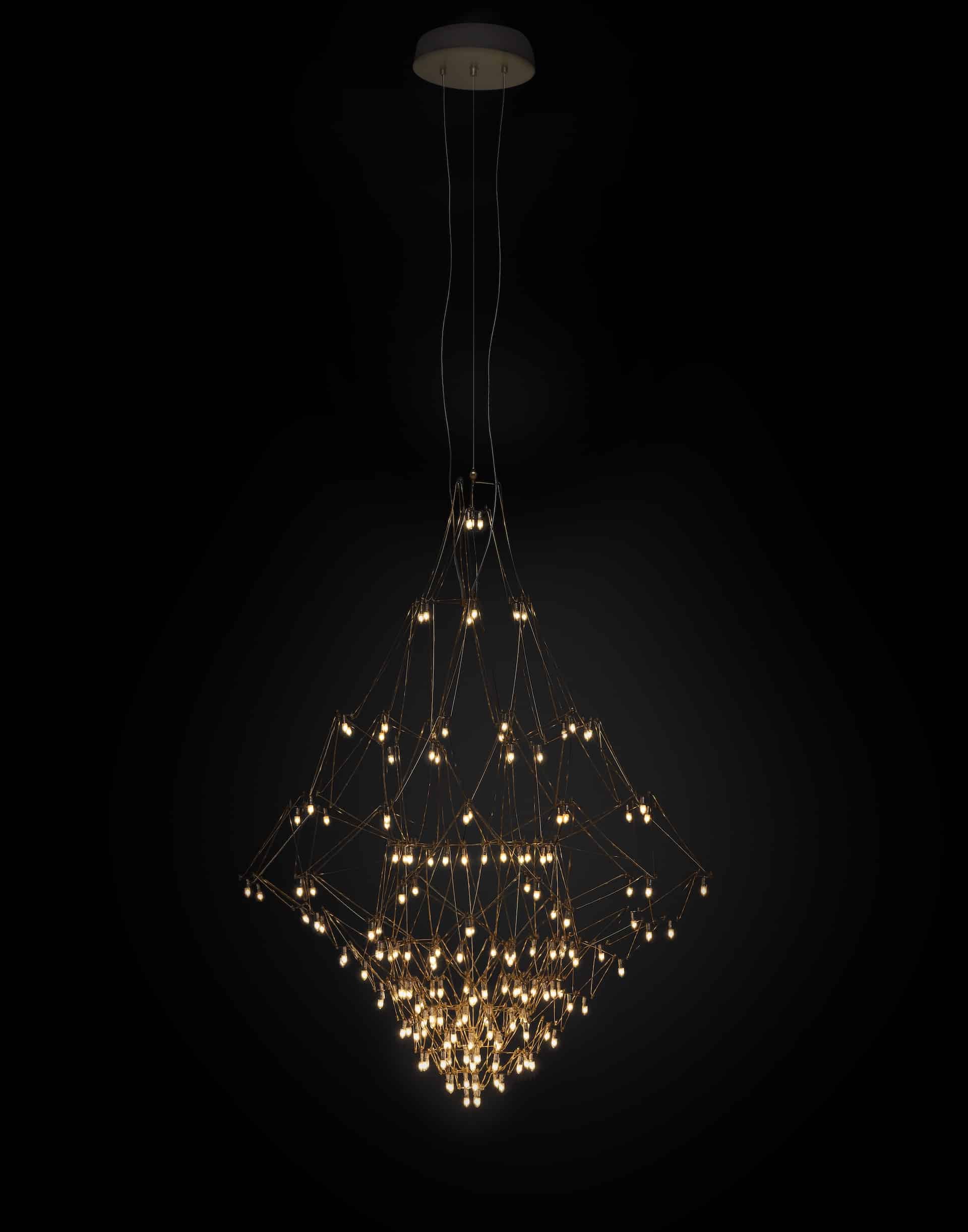 Gold pendant light | Quasar | Gold pendant lighting chandelier