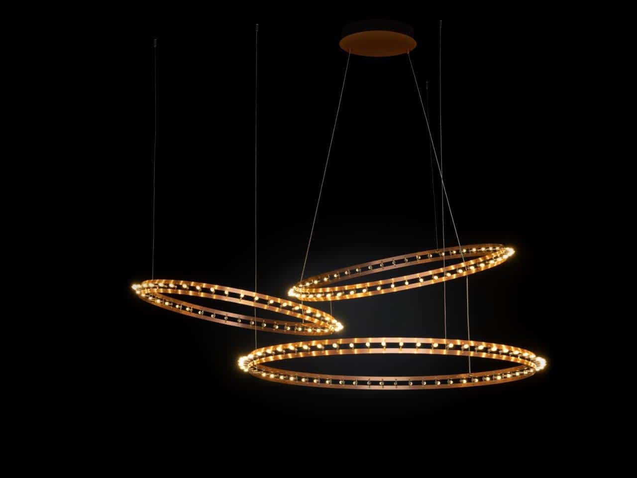 Gold pendant light | Quasar | Gold pendant lighting chandelier